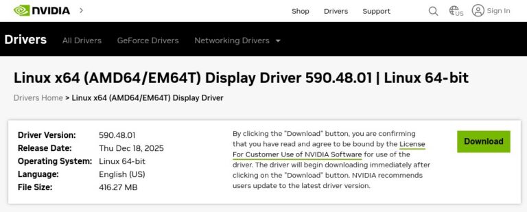 NVIDIA Releases Linux Driver 590.48 With Wayland and Vulkan Fixes