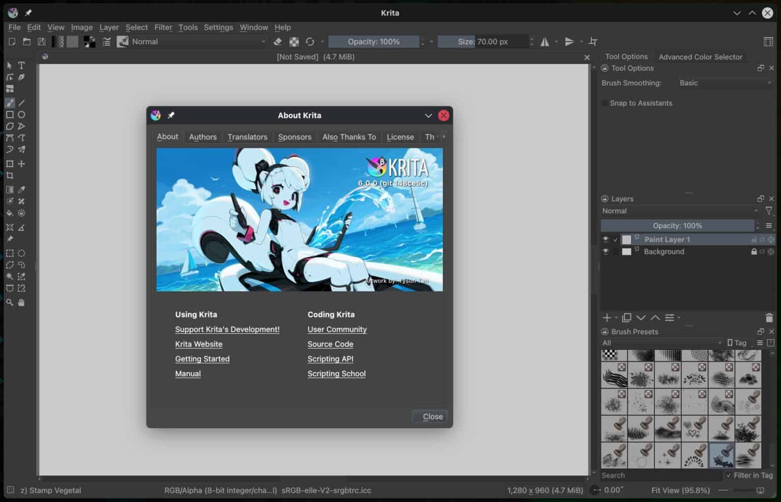 Krita 5.3 and Krita 6.0 Released With New Text Engine and Wayland HDR ...