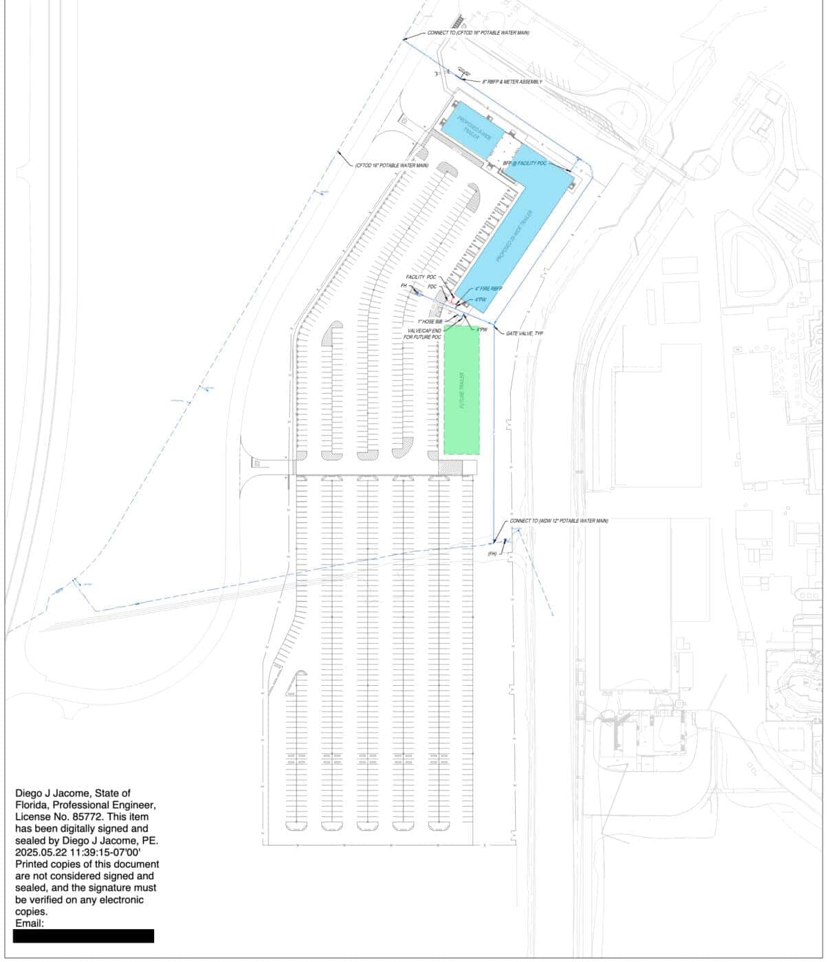 Walt Disney Imagineering Construction Trailers Arrive for Cars ...