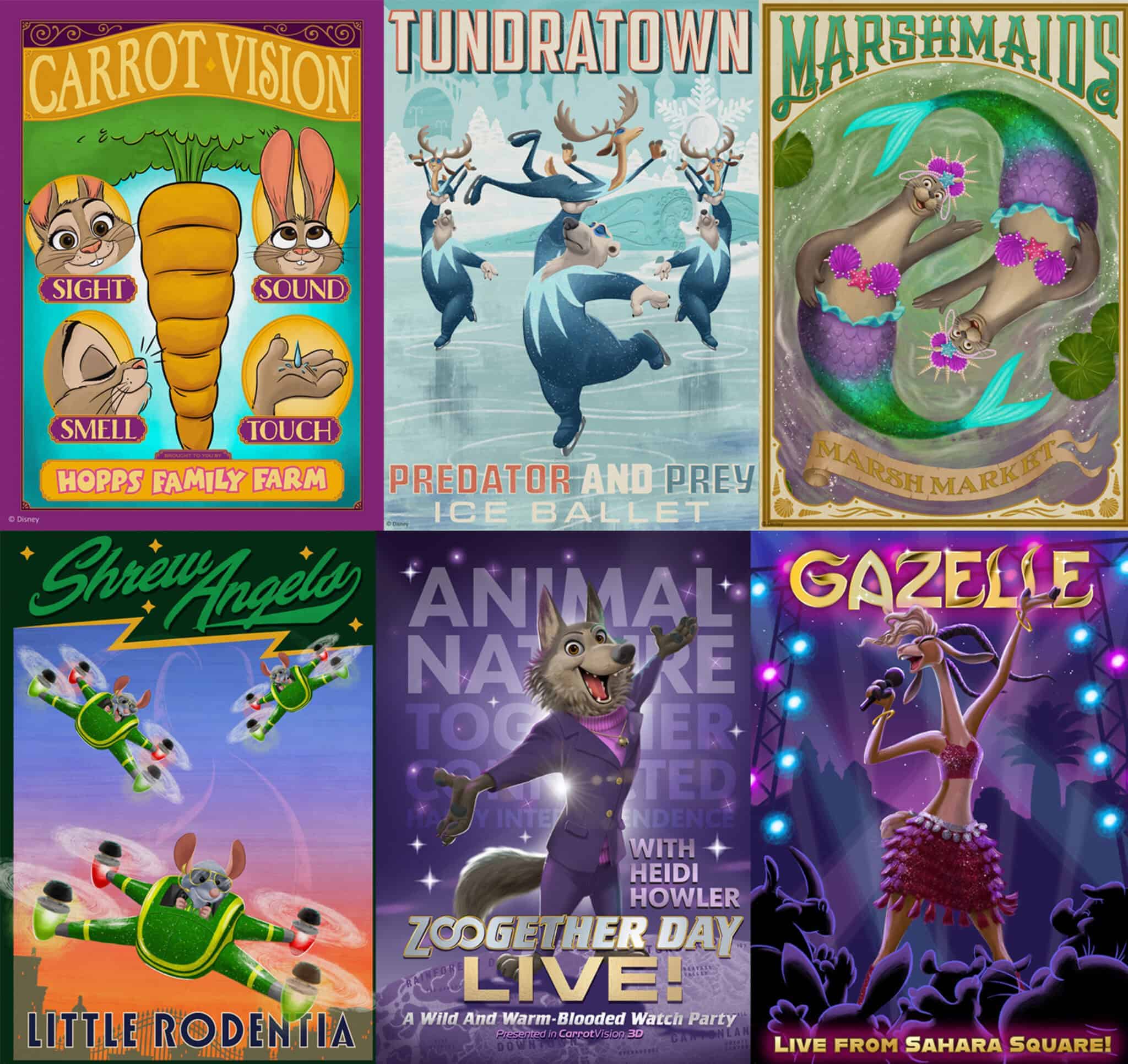 Disney World Releases First Look at More Characters Coming to Zootopia ...