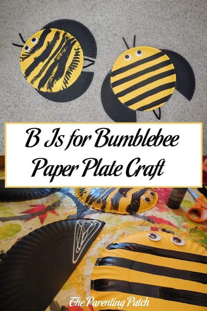 B Is for Bumblebee Paper Plate Craft
