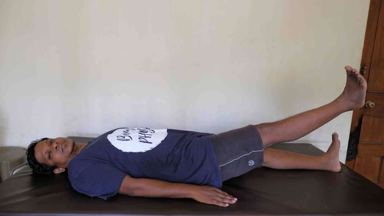 What is the straight leg test for sciatic?