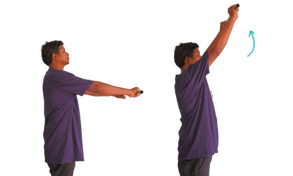 4 Easy Shoulder Wand Exercises for Painful, Stiff Shoulder