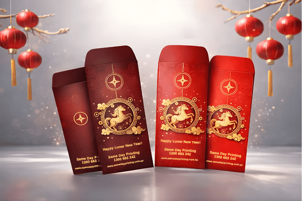 Custom Printed Lunar New Year Red Packets | Same Day Printing