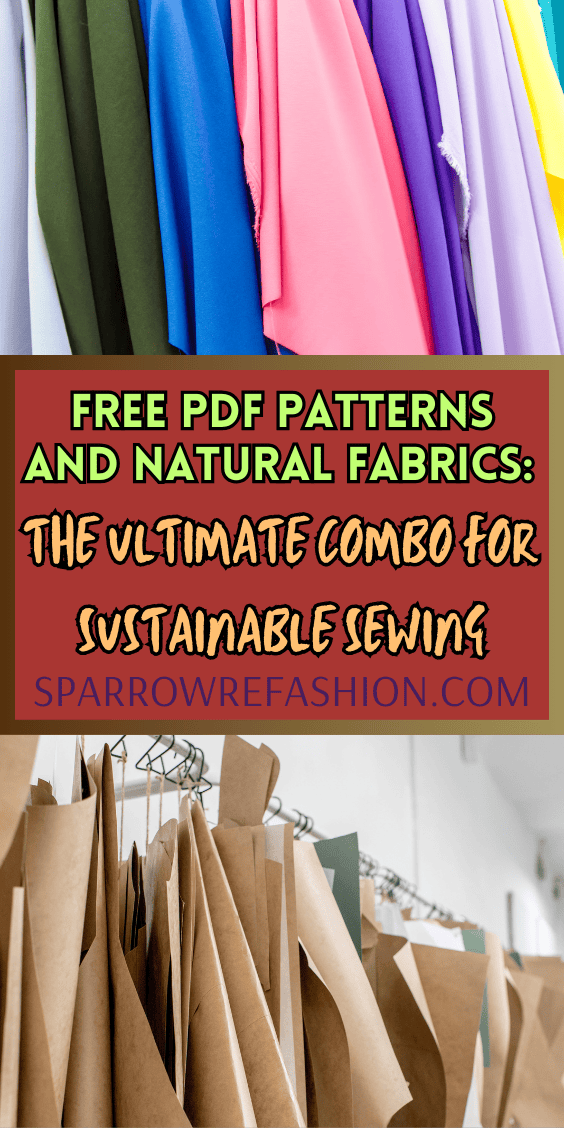 How to Sew Eco-Friendly Clothes with Free PDF Patterns and Natural ...