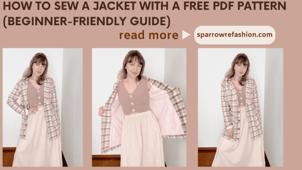 How to Sew a Jacket: Free PDF jacket Pattern and Step-by-Step Video ...