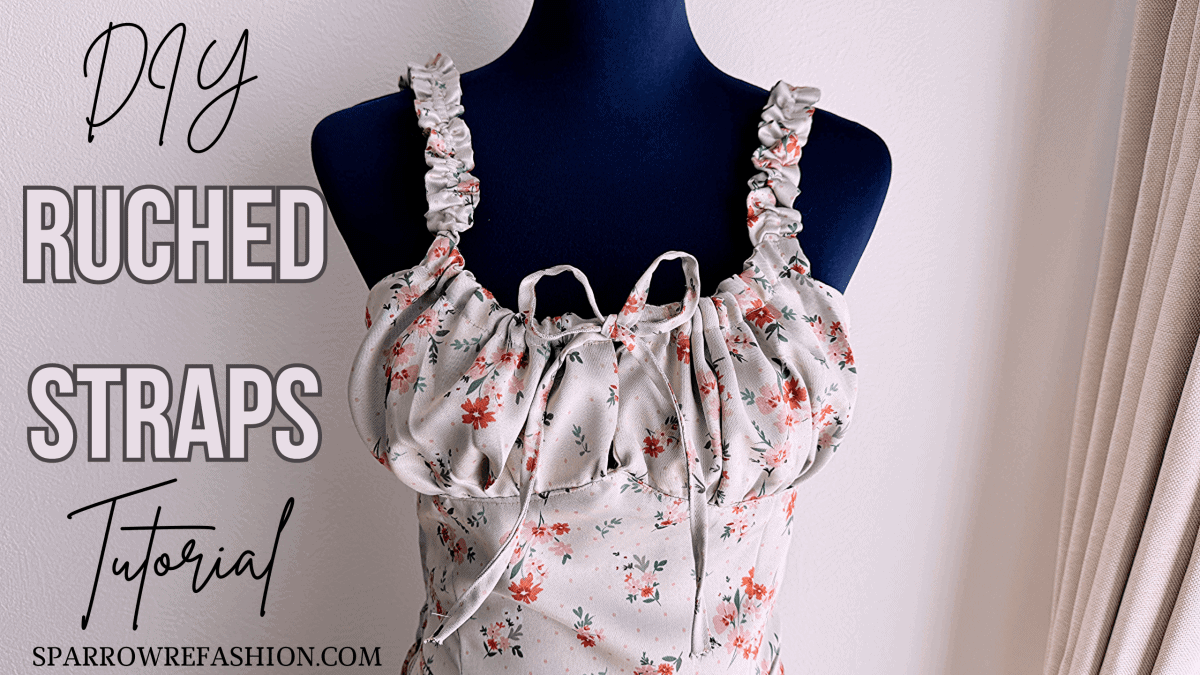 Spaghetti Strap Top DIY Tutorial Perfect for Beginners - Sparrow ...