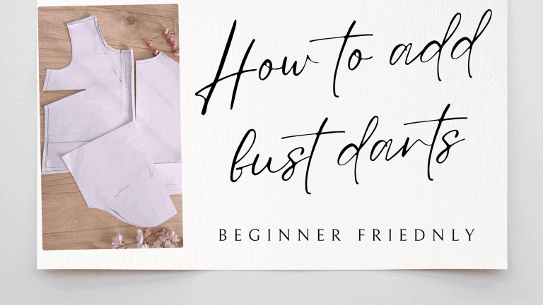 How to Add Bust Darts to a Sewing Pattern - Sparrow Refashion: A Blog ...