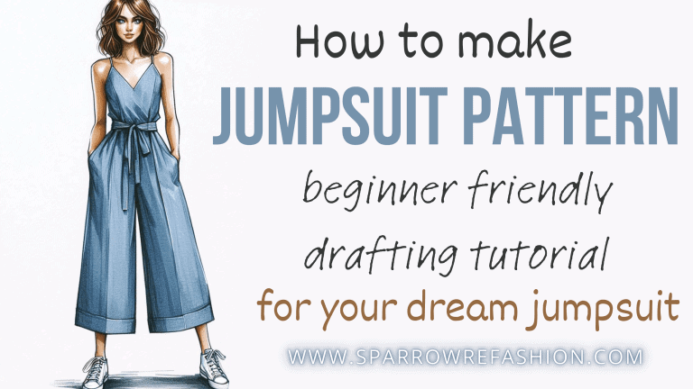 Easy Jumpsuit Pattern Tutorial: Design Your Dream Jumpsuit - Sparrow ...