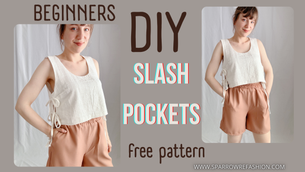 Elastic Waist Shorts Sewing: Free Pattern 9 Sizes & Video Tutorial ...