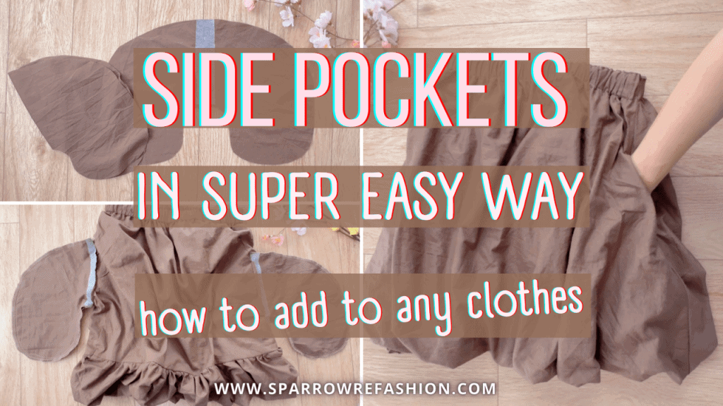 Side Pocket - Easy Way How to Sew and Add it to Any Clothes - Sparrow ...