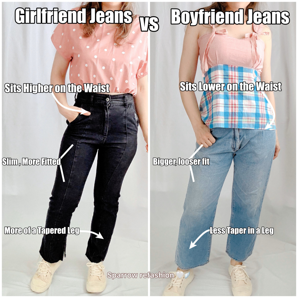 Girlfriend Jeans Vs Boyfriend Jeans