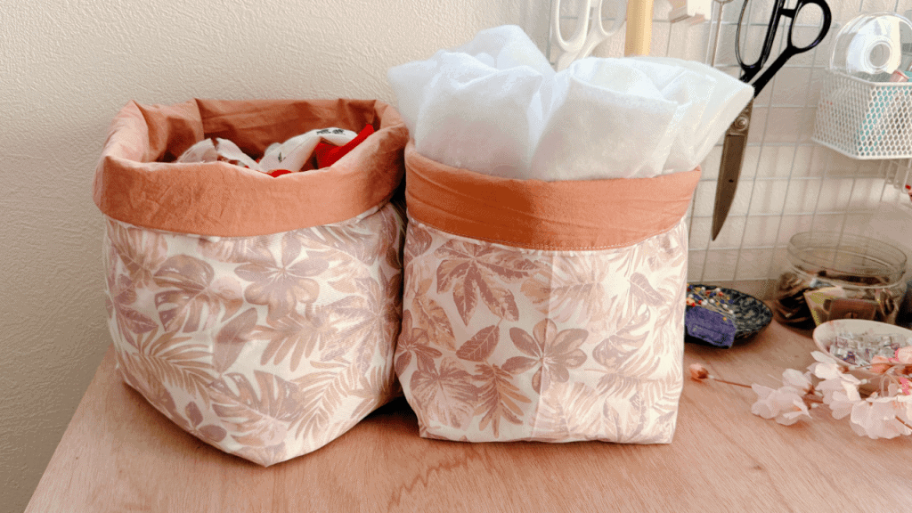 Easy DIY Fabric Storage Baskets: Free Pattern & Guide - Sparrow ...