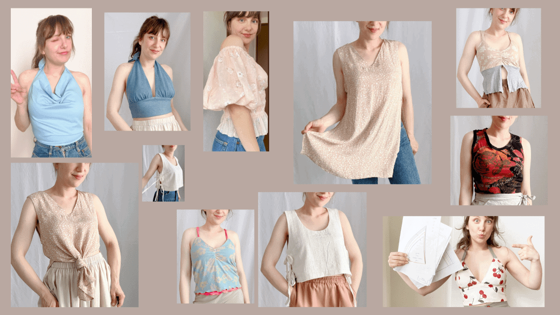 14 Easy & Cute Summer Tops Sewing Patterns to Try Now - Sparrow Refashion: A Blog for Sewing ...