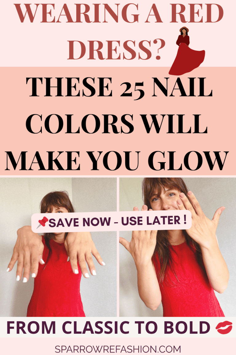 Nails That Go with Red Dress: How to Match Perfectly - Sparrow ...