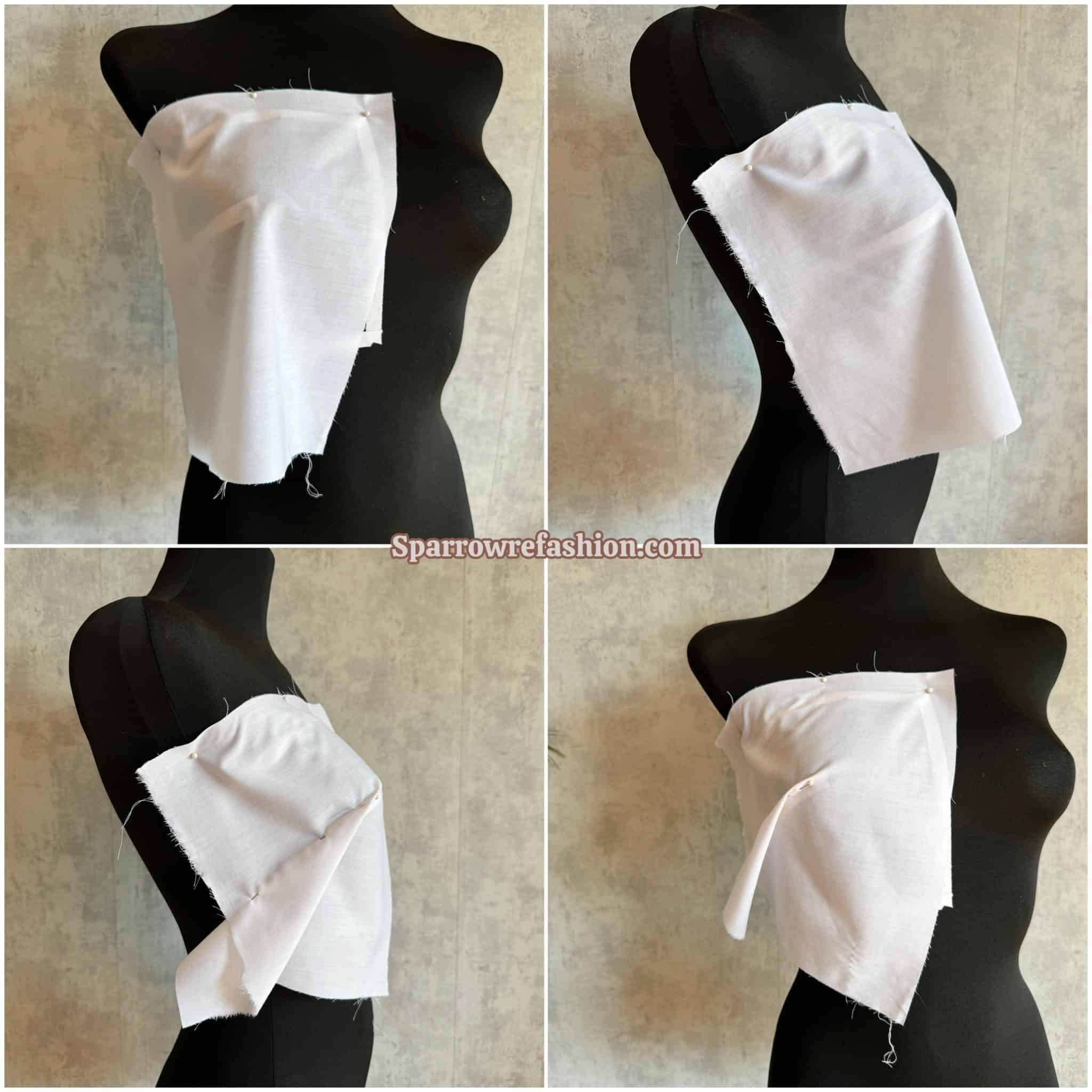 Draping in Fashion Design: From Fabric to Pattern - Sparrow Refashion ...