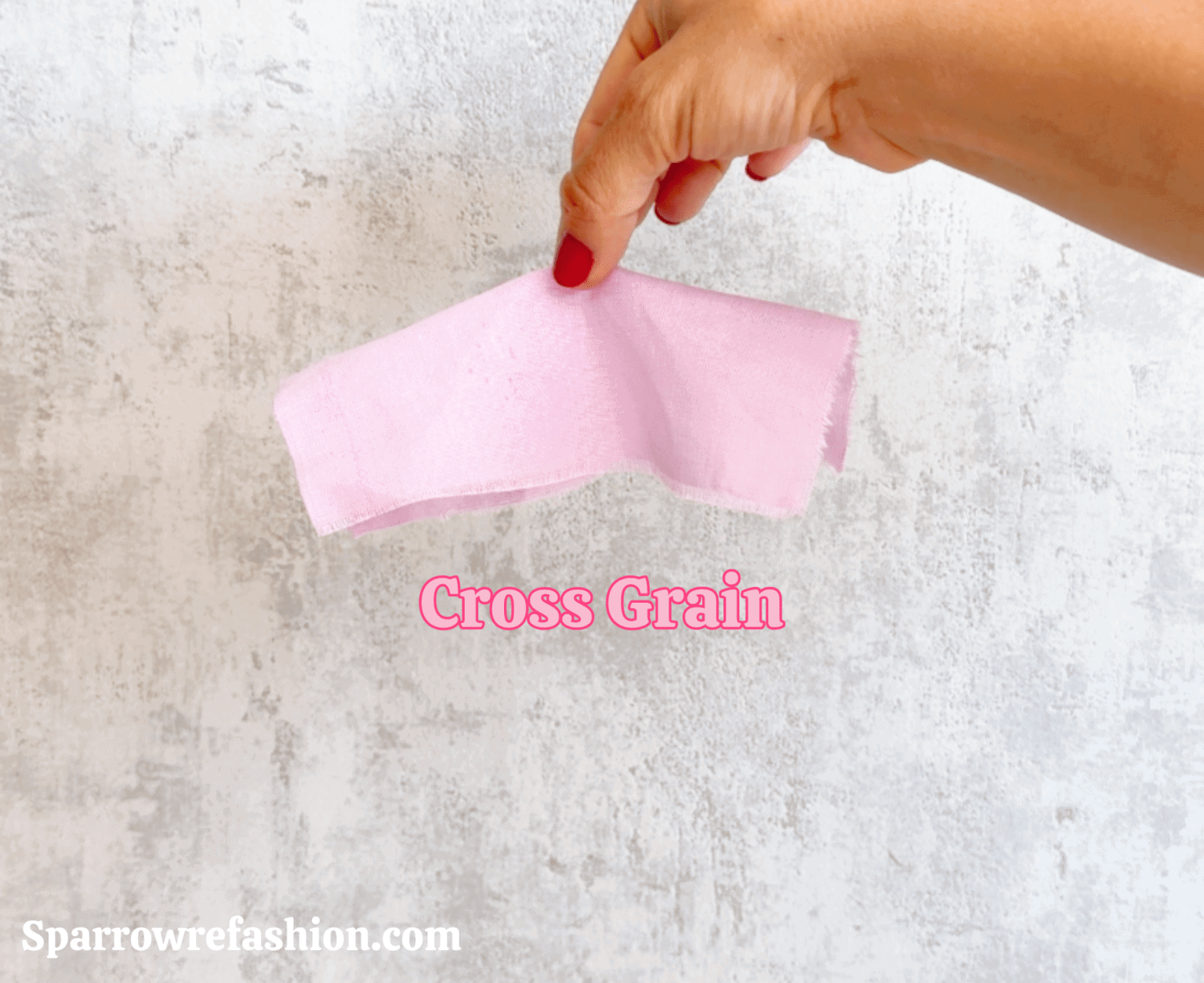 Grain line in Sewing Definition & How to Use It - Sparrow Refashion: A ...