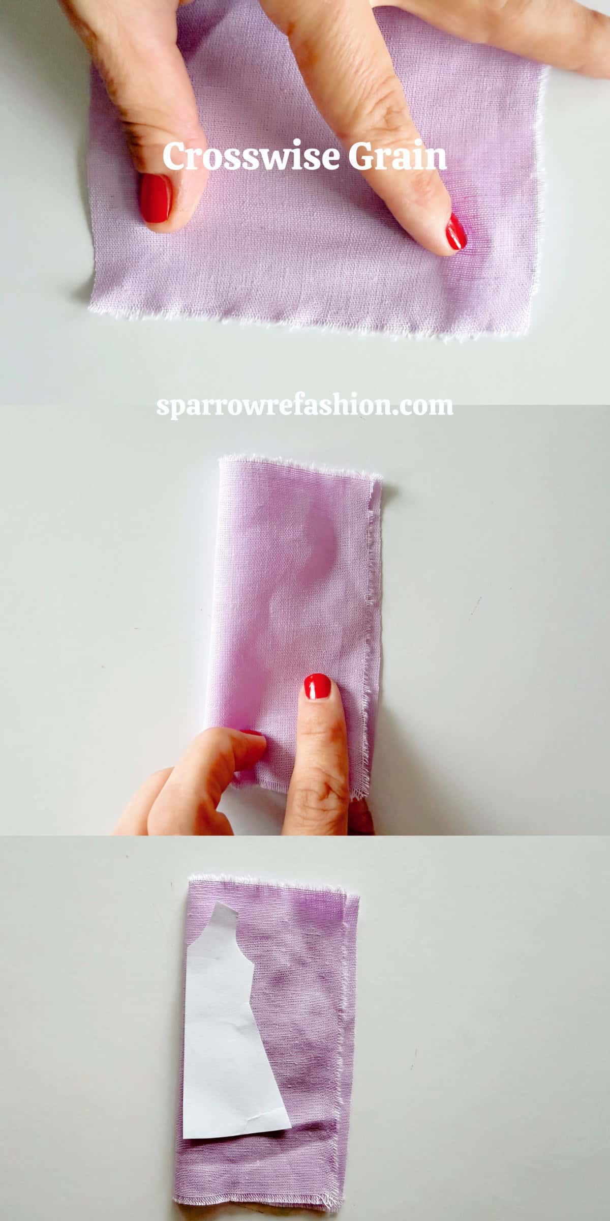 Grain line in Sewing Definition & How to Use It - Sparrow Refashion: A ...
