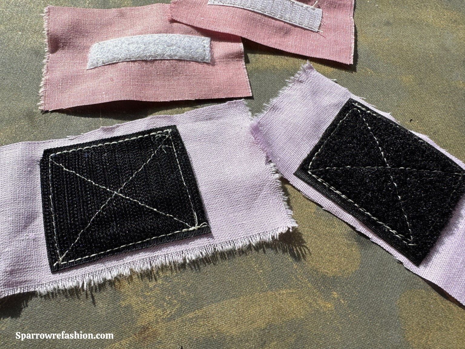 How to Sew Velcro on Fabric Easy & Long-Lasting - Sparrow Refashion: A ...
