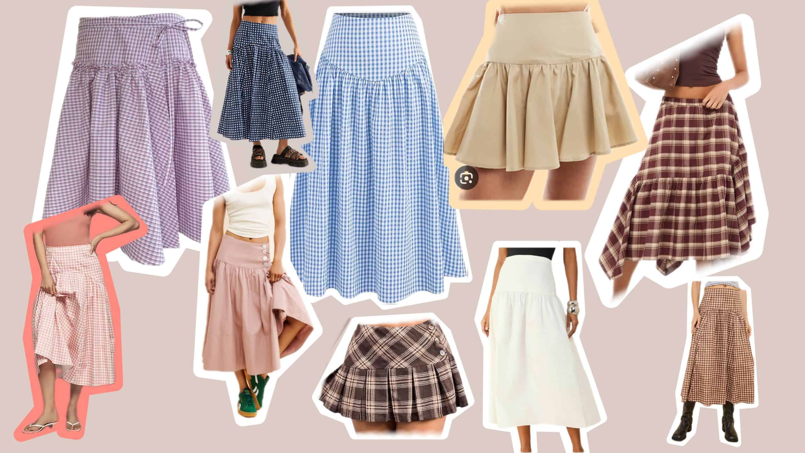 How to Draft a Yoke Skirt Sewing Pattern + Easy Hacks - Sparrow ...