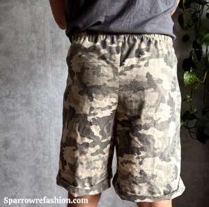 Easy Free Men’s Shorts Sewing Pattern for Men to Sew - Sparrow ...