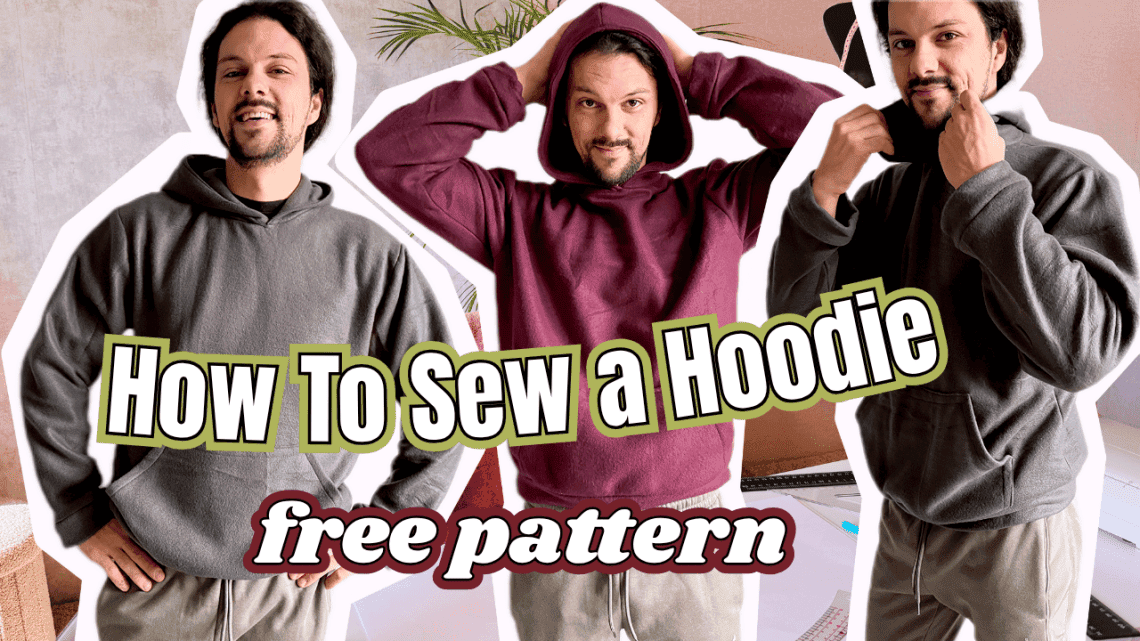 DIY Hoodie Sewing Pattern PDF – How to Sew Hoodies - Sparrow Refashion ...
