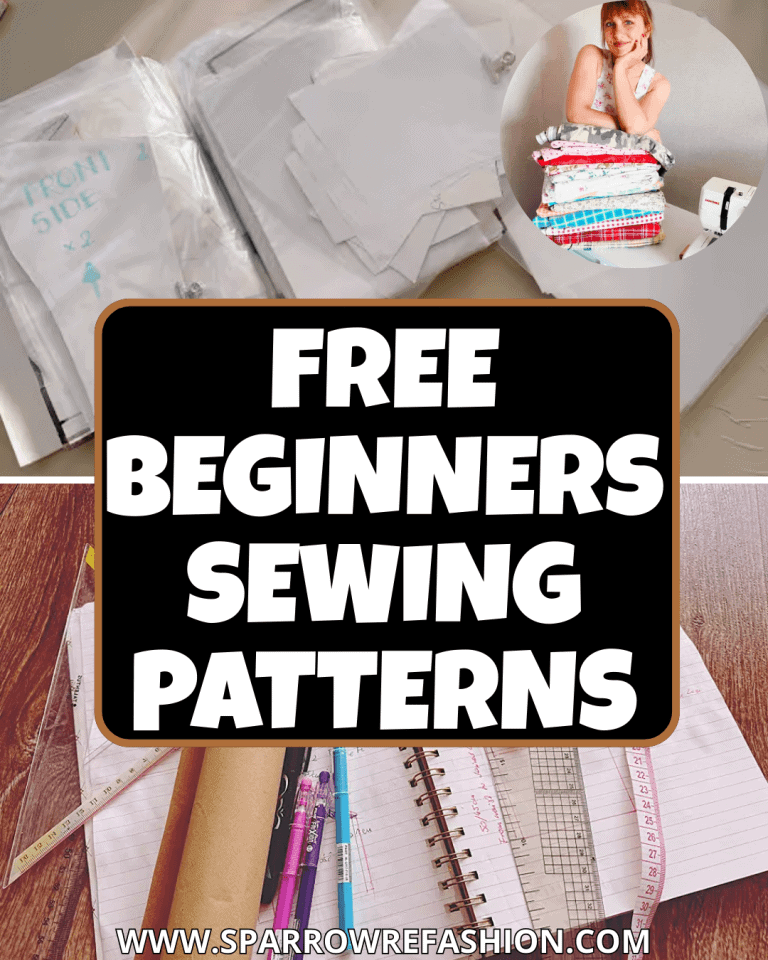 Sew Basic Patterns: 8 Free Easy Designs for Beginners - Sparrow ...