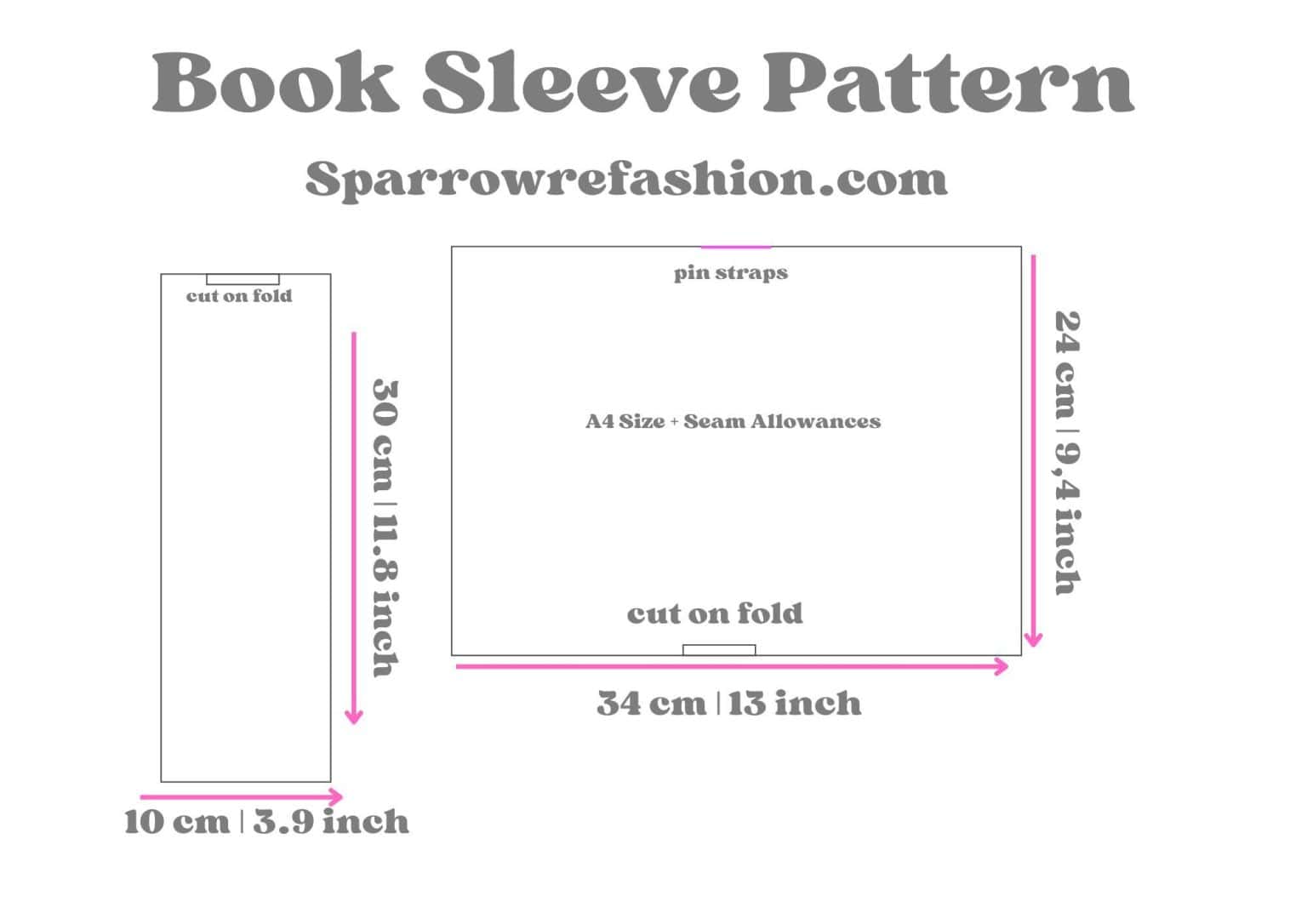 How to Sew 2 Book Sleeves That Make Perfect Gifts + Free Pattern ...