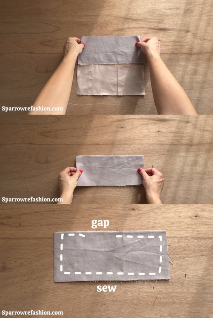 2 Fabric Pouches Beginner Steps + Free PDF Pattern - Sparrow Refashion ...