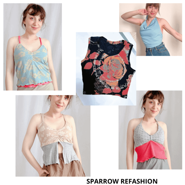 Sewing with Knit Fabrics: 14 Easy Projects & Tips - Sparrow Refashion ...
