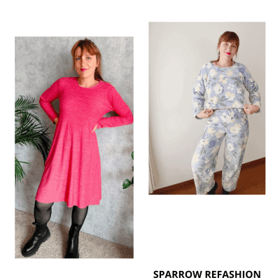 Sewing with Knit Fabrics: 14 Easy Projects & Tips - Sparrow Refashion ...
