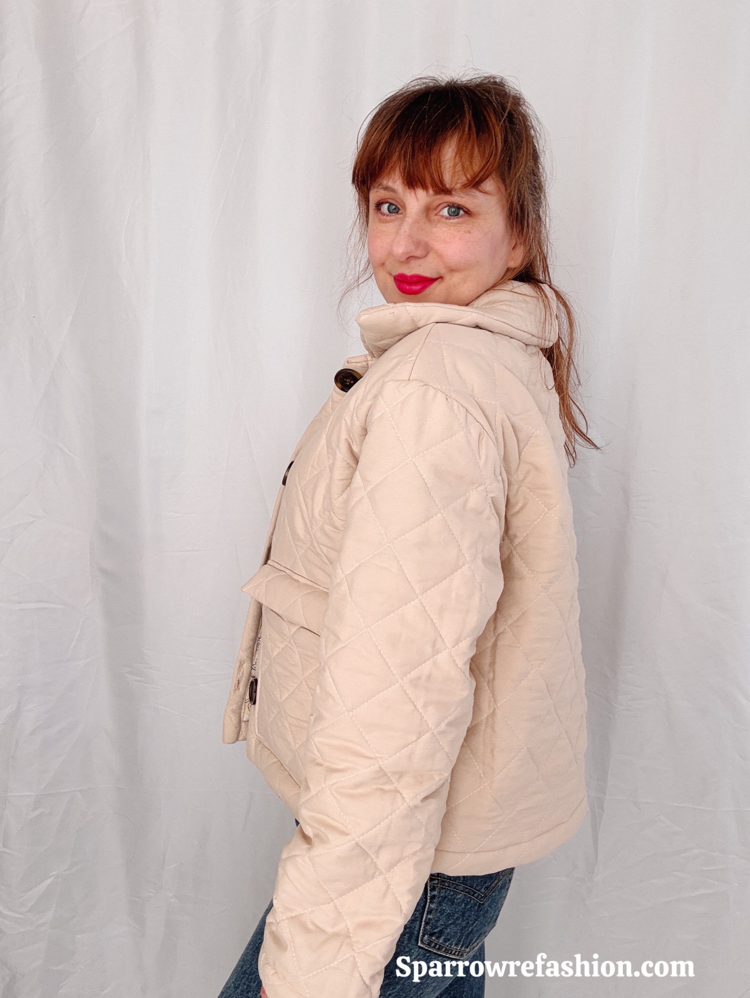 How to Sew a Quilted Jacket Free Pattern + Video - Sparrow Refashion: A ...