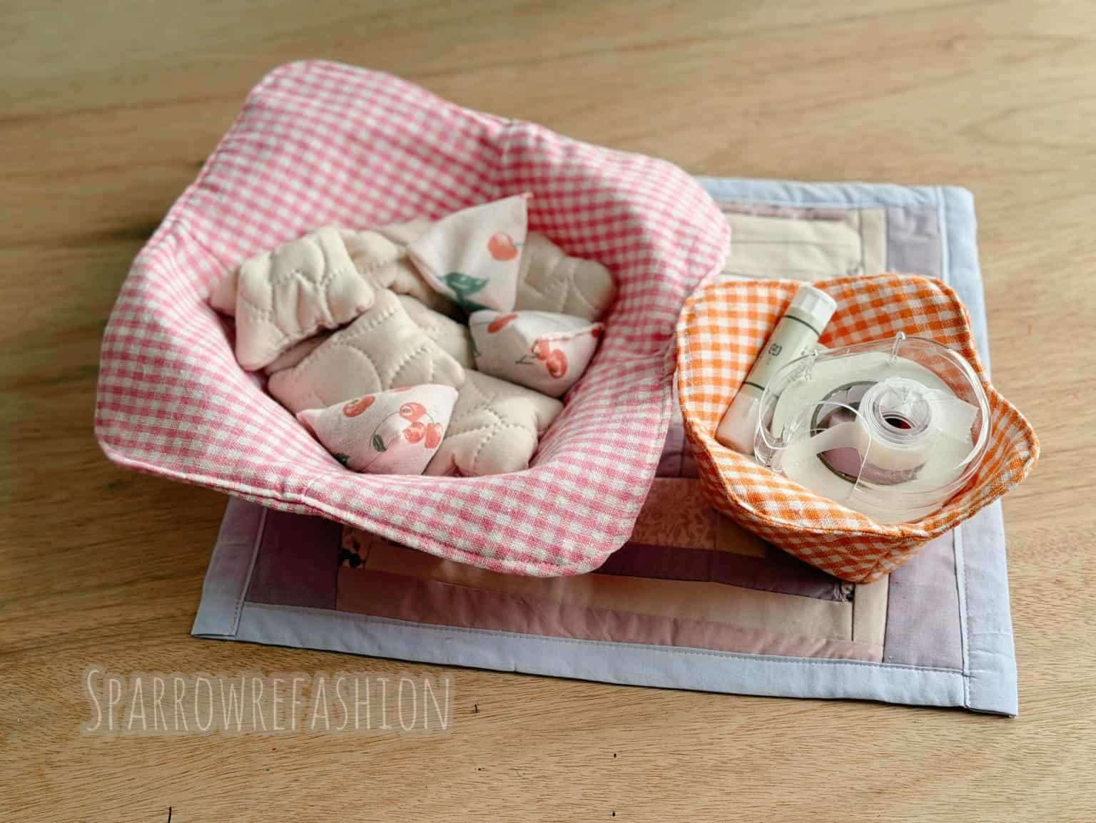 Easy Fabric Bowl Tutorial (Great for Fabric Scraps!) - Sparrow ...