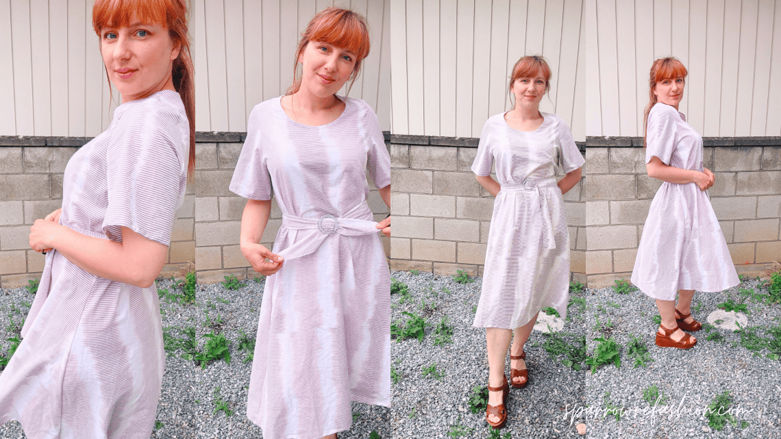 How to Sew a Basic Dress for Begginers + Free Pattern - Sparrow ...