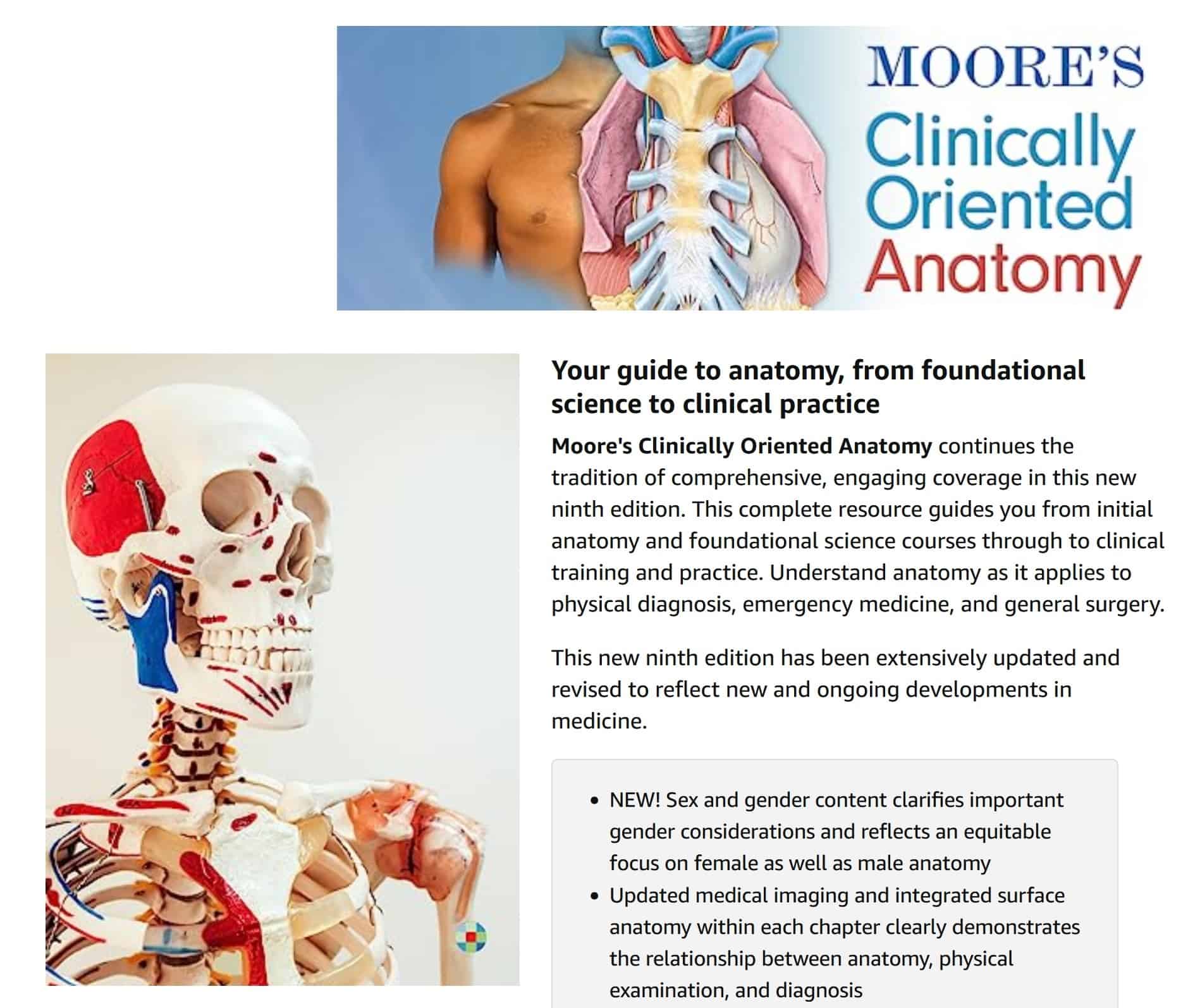 Moore's Clinically Oriented Anatomy (9th Edition) - eBook