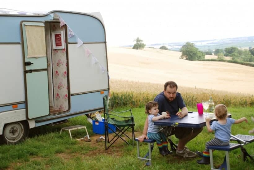 Dolly The Vintage Caravan Goes Camping by The Listed Home