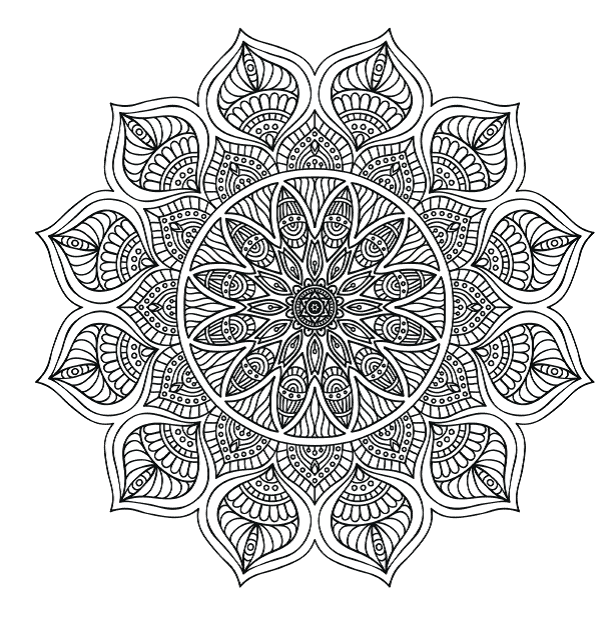 mindful colouring images