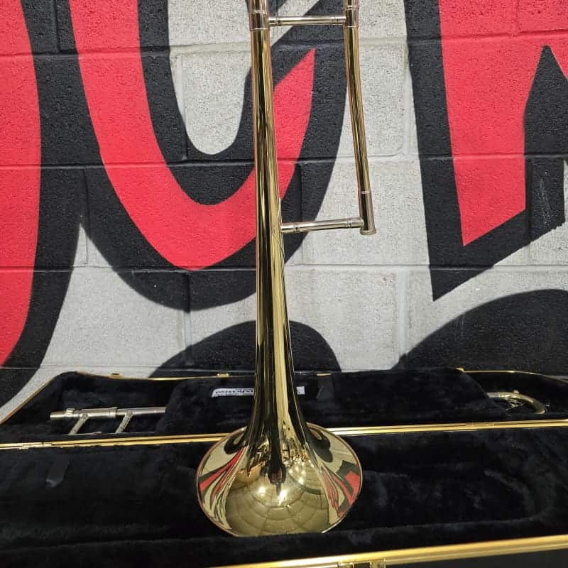 2010s King 606 Student Model Tenor Trombone Clear-Lacquered Brass ...