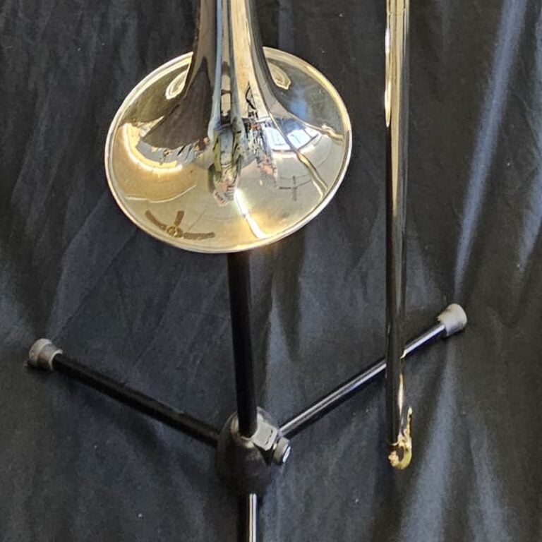 early 1970s King 3B Silversonic Trombone w/ F valve lacquer/ s ...