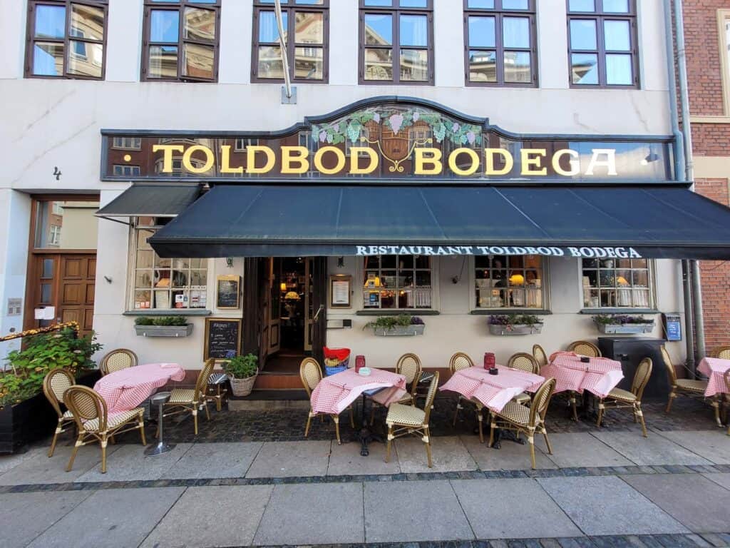 Bodegaer i København med madservering