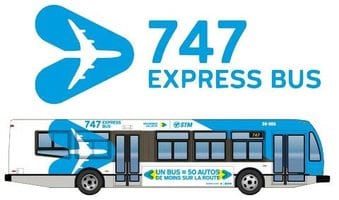 How To Get To Downtown Montreal From the Airport on Bus 747