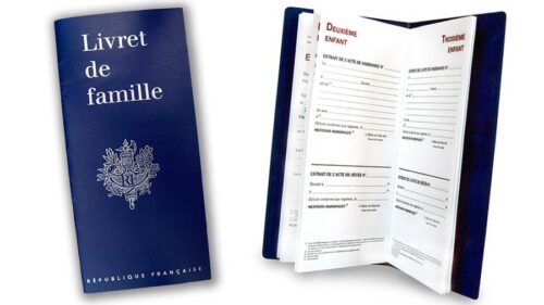 What is a livret de famille and what to do if you need one in France
