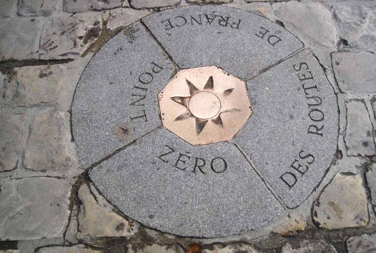 Point zero Paris: The hidden milestone marker where French roads meet