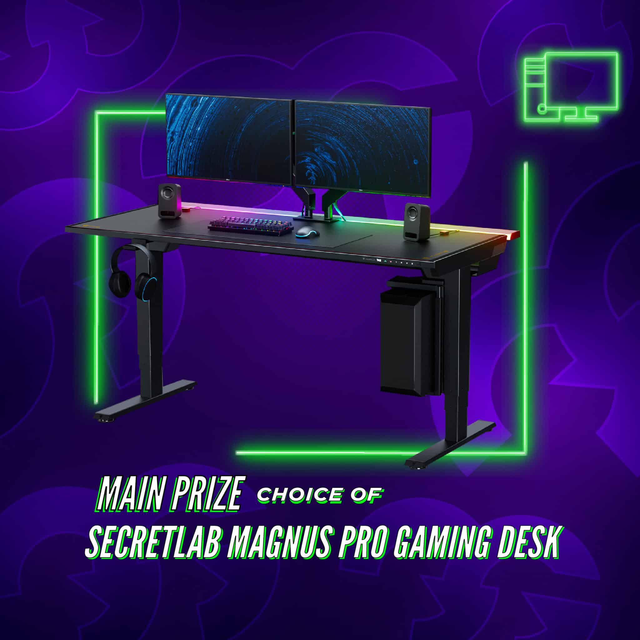 Choice of Secretlab Magnus Pro Gaming Desk #4 - Gaming Giveaways