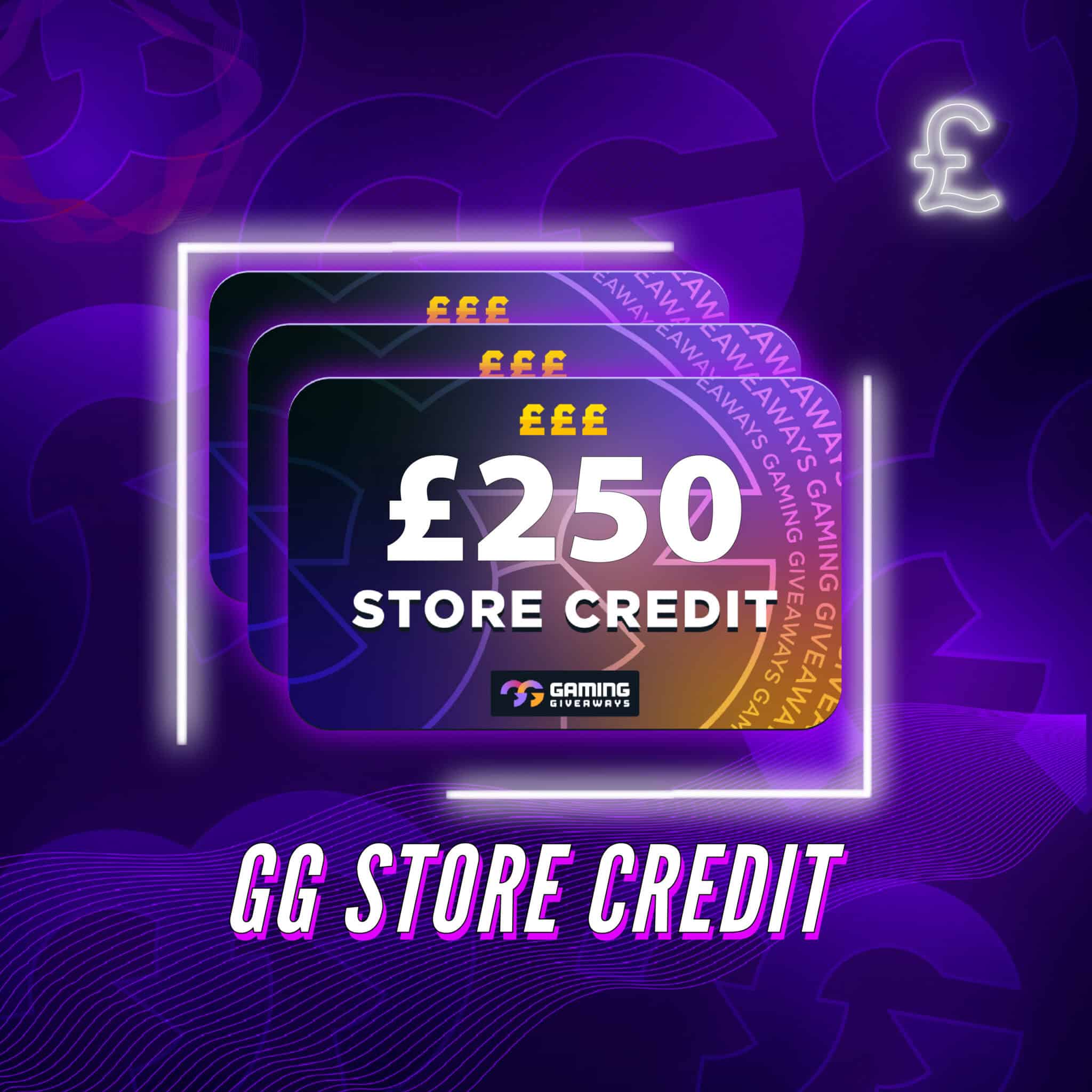 *AUTO DRAW* GGUK £250 Store Credit #138 - Gaming Giveaways