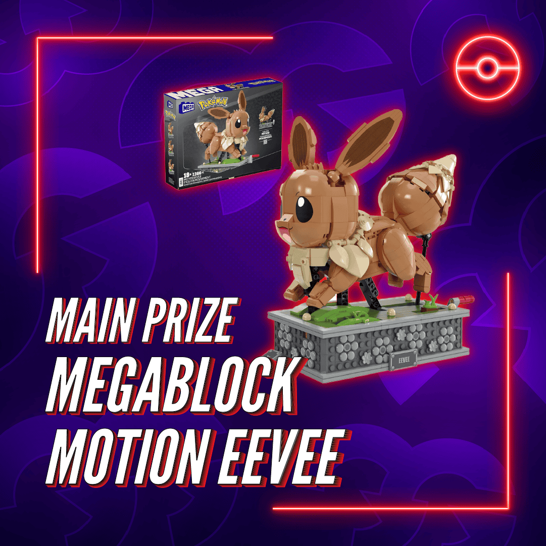 Mega Block Pokémon Motion Eevee #3 - Gaming Giveaways