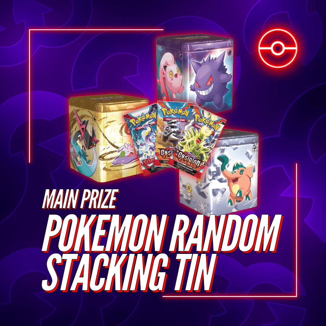 Random Pokémon Stacking Tin #5 - Gaming Giveaways