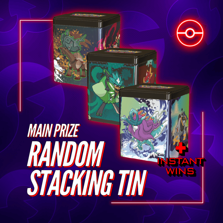 Random Pokémon Stacking Tin + Instant Wins #12 - Gaming Giveaways