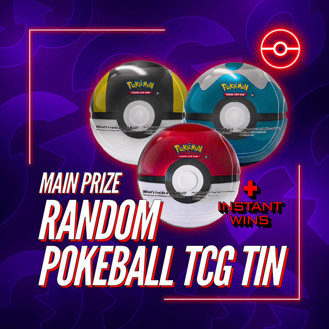 Random Pokemon Ball Tin + Instant Wins #1 - Gaming Giveaways