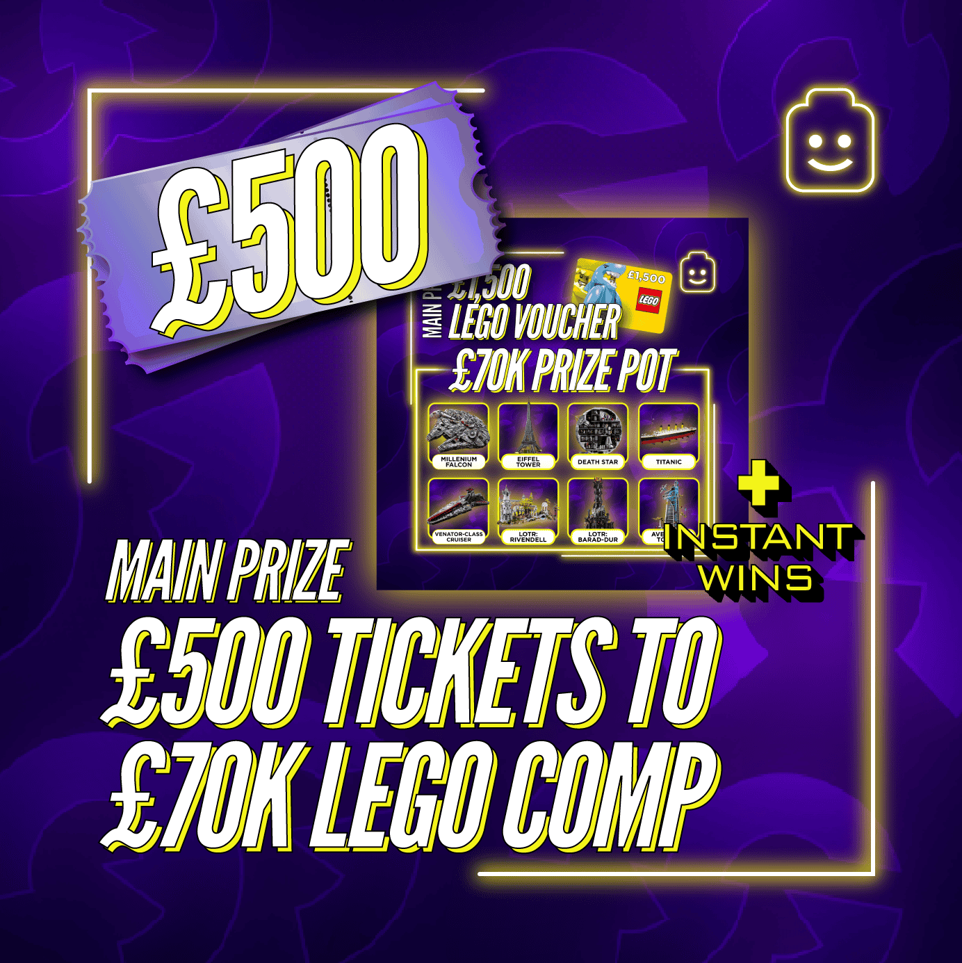 £500 Tickets To The £70k Mega LEGO Comp + Instant Wins #3 - Gaming ...